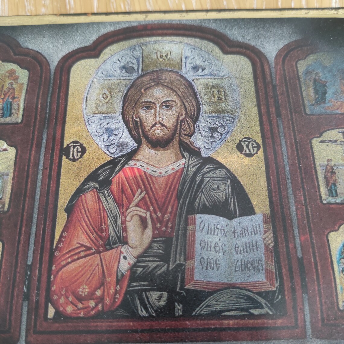 Jesus Icon, Spirituality Art, Wooden Icon, Son of God, Jesus Vintage ...