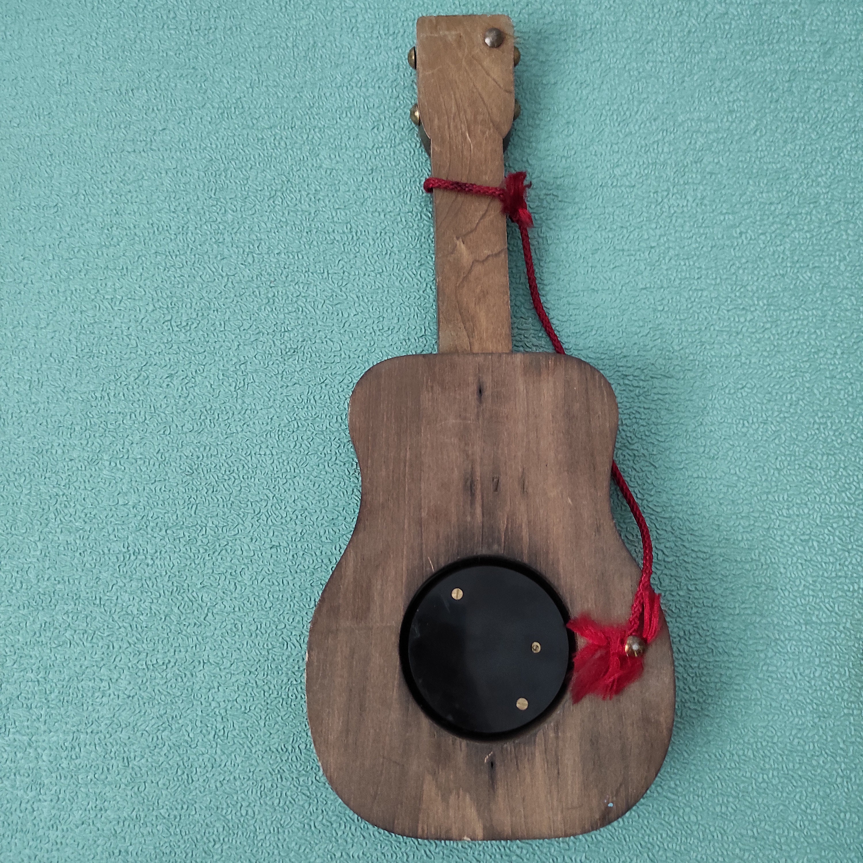 Wooden Vintage Barometer Guitar Weather Station - Etsy