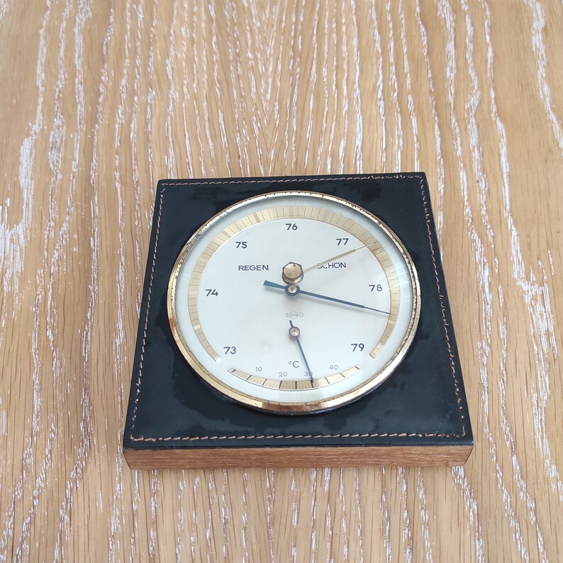 Vintage Regen Schon Wood Barometer, Made in West Germany - Etsy