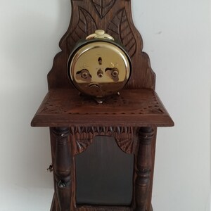 Vintage Peter Trio German Desk Clock, Mechanical Clock, Alarm, Table ...