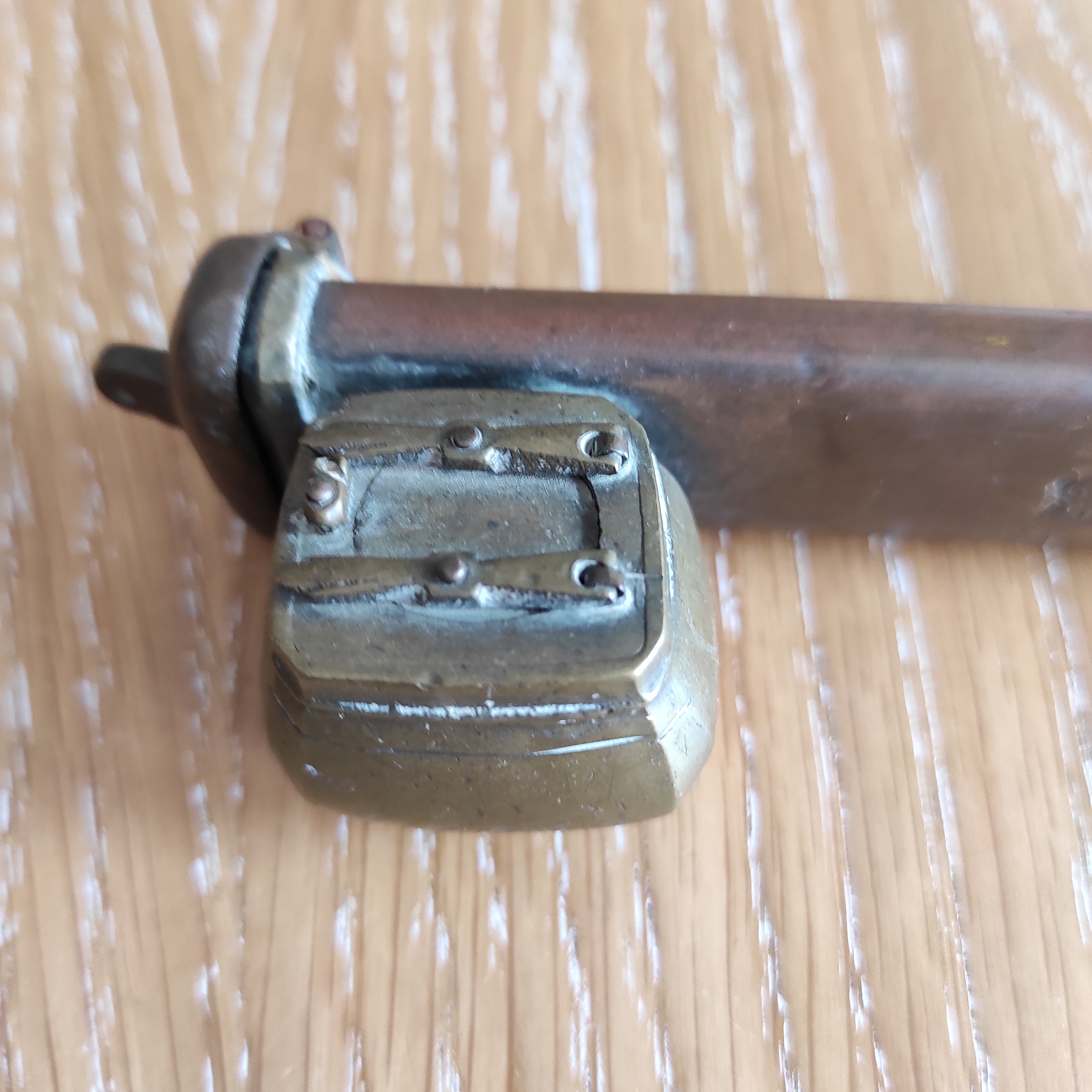 Brass Inkwell, Ottoman Empire Engraved Brass Travelling Scribe Set ...