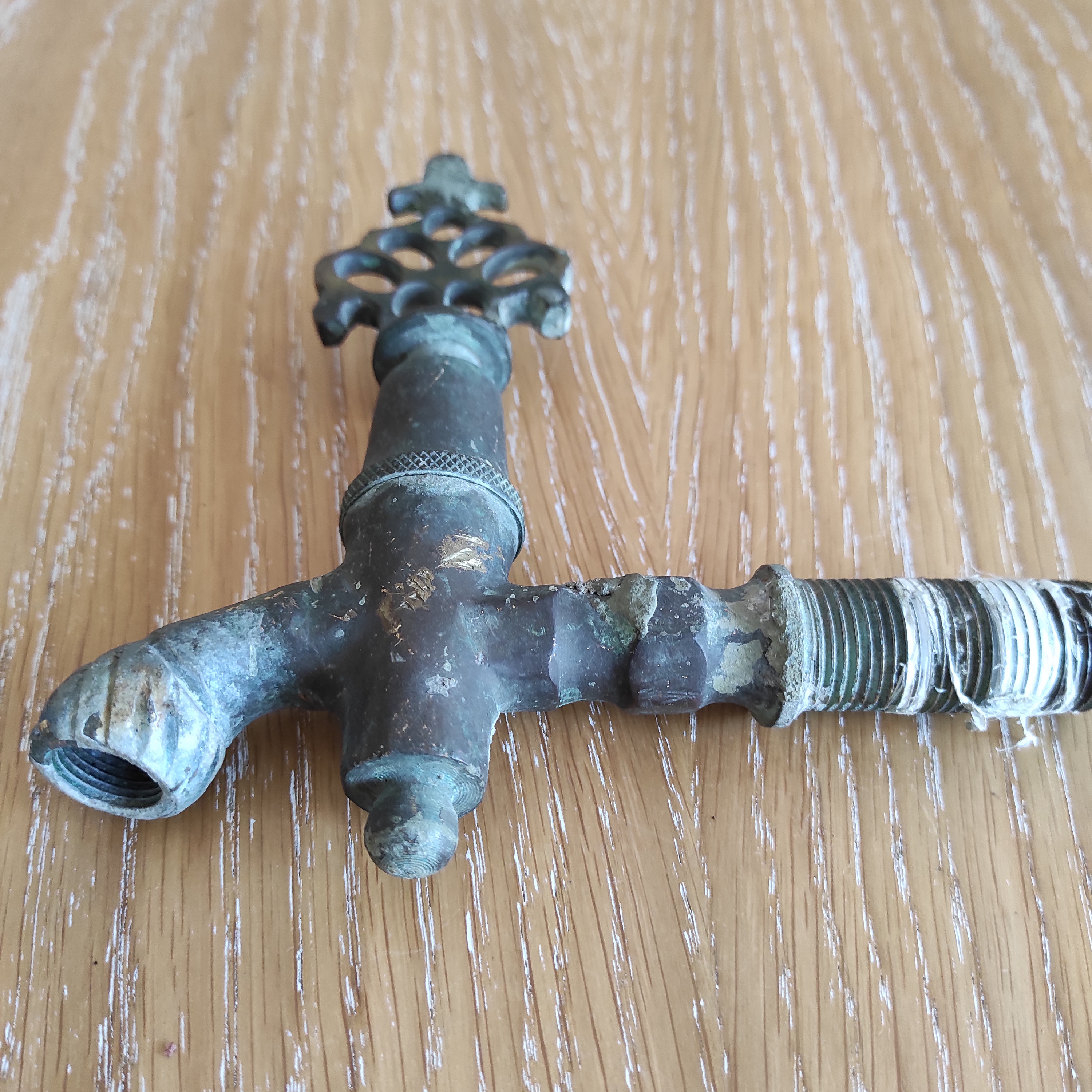 Vintage Water Tap, Water Valve, Faucet, Antique Brass Water Faucet ...