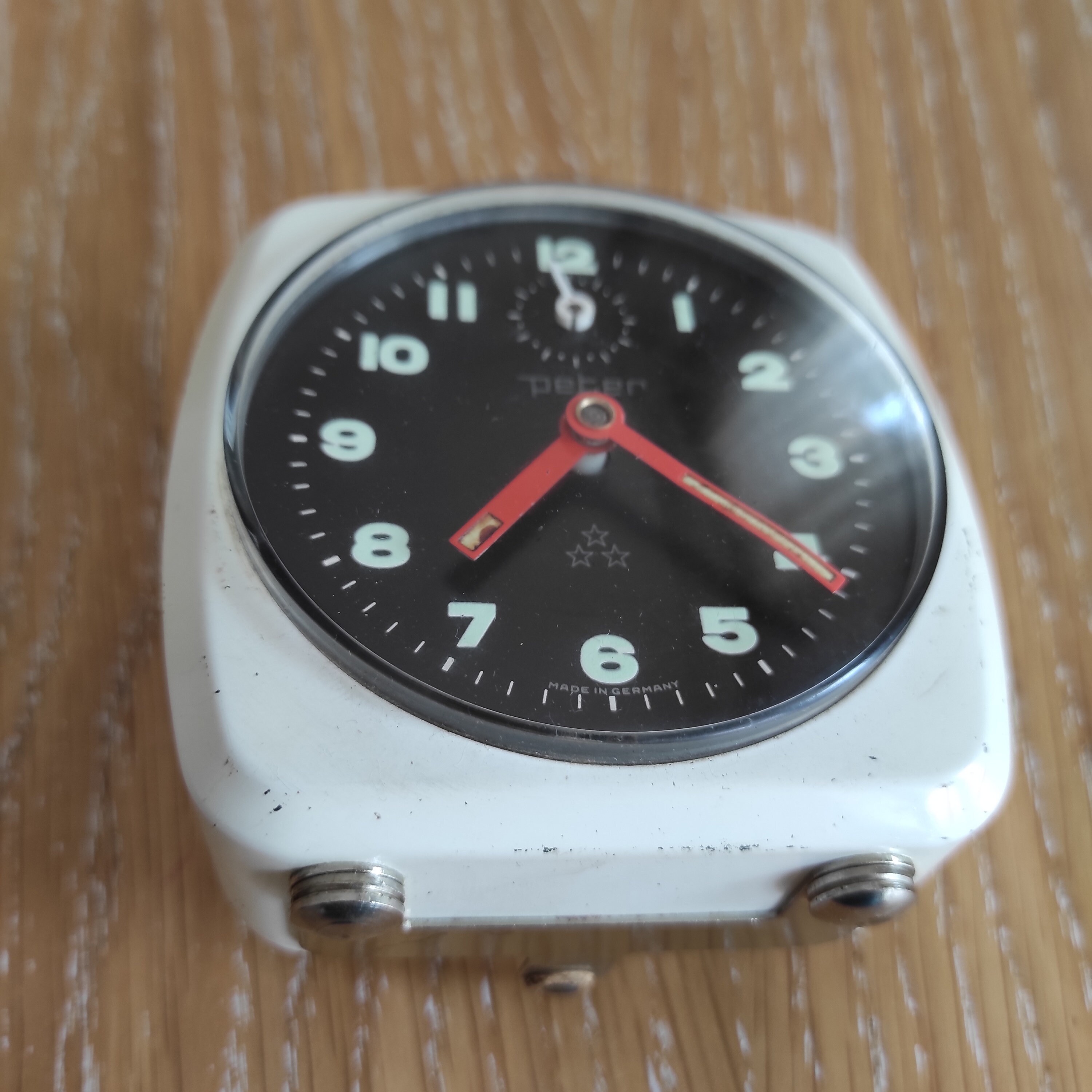 Alarm Clock Made by Peter, Germany Clock , Desk Alarm Clock - Etsy