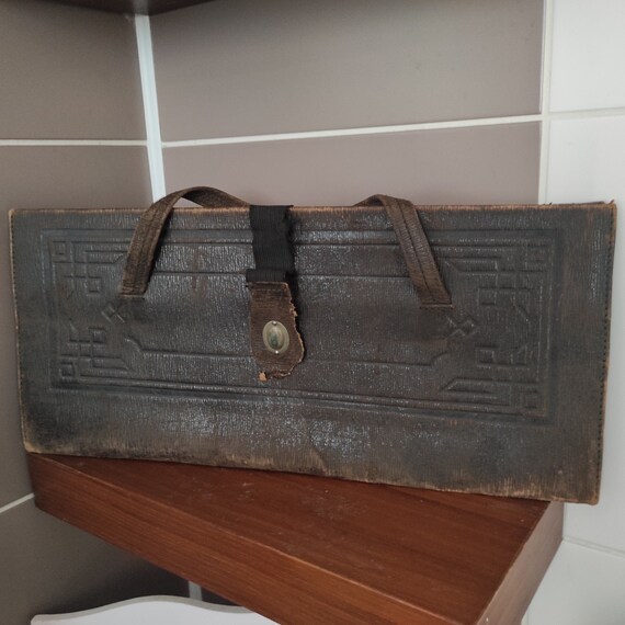 Vintage Map Bag Book Cover Document File Cover Military | Etsy