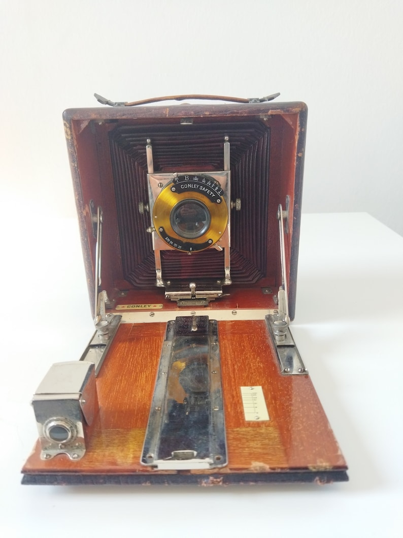 Antique 1907 Conley Safety Folding Bed Revolving Back Camera ...