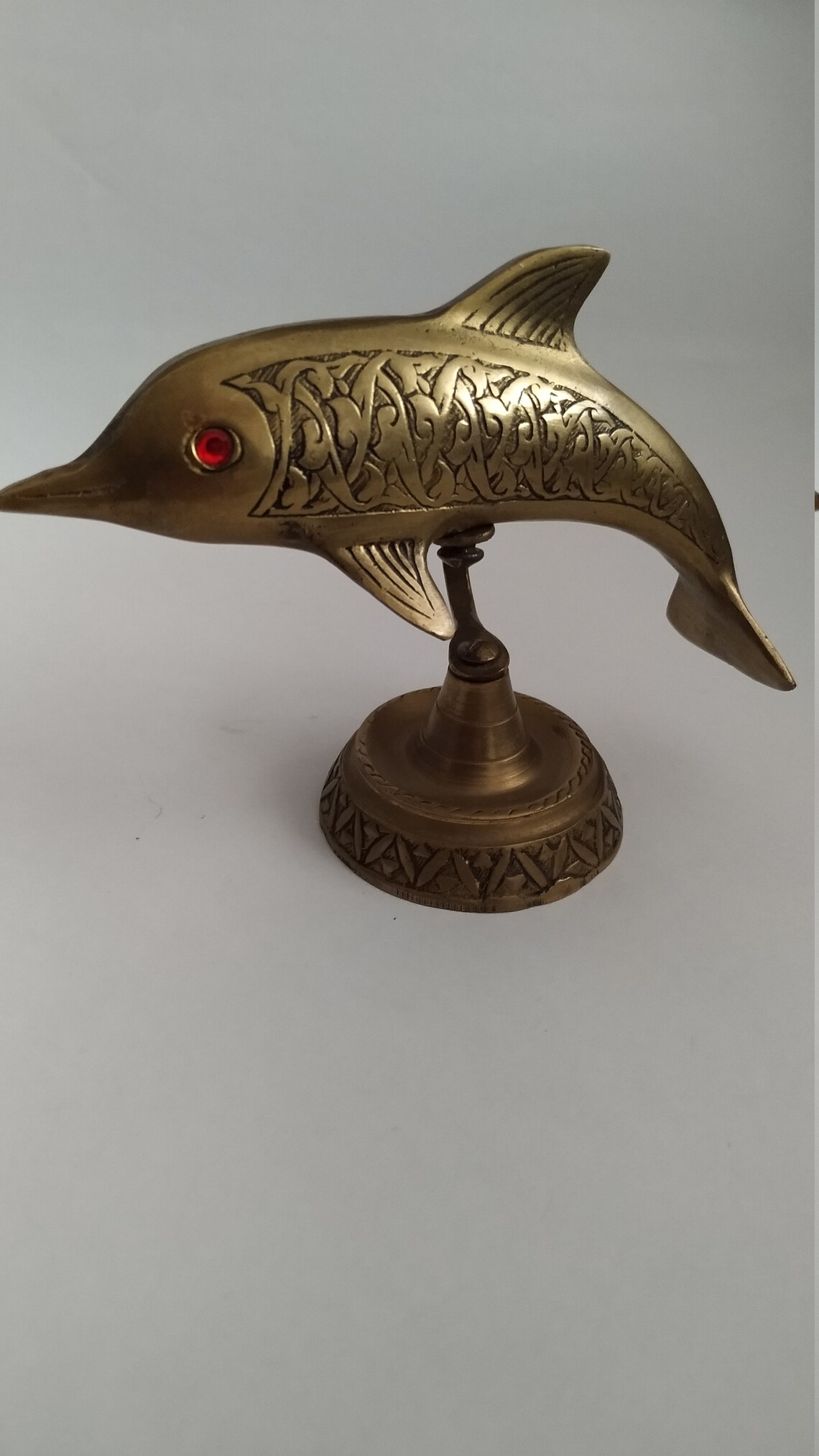 Vintage Brass Dolphin Vintage Statue Fish Figurine Dolphin - Etsy