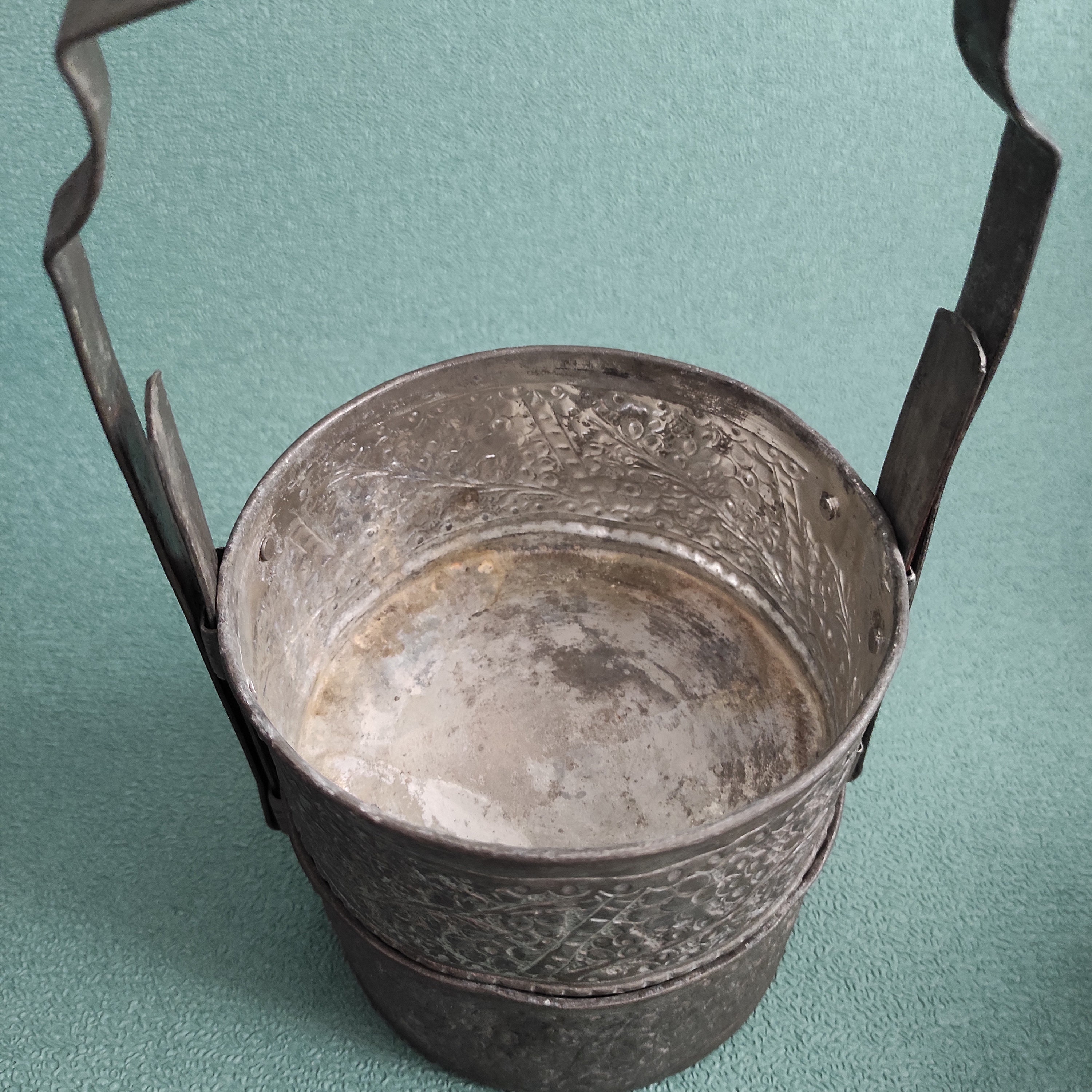 Antique Copper Lunch Box, Military Food Tiffin, Vintage Kitchen Decor ...