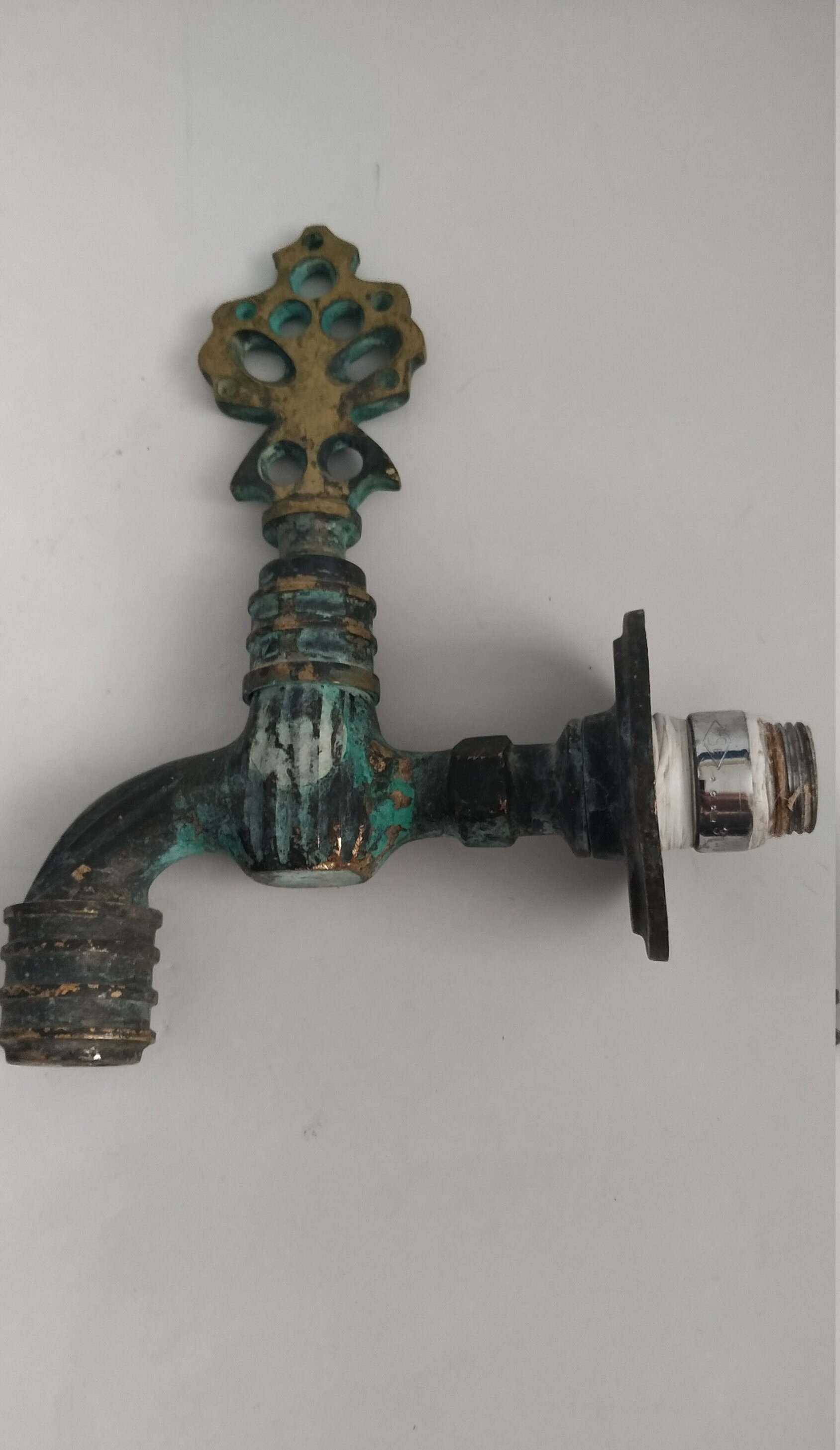 Vintage Water Tap, Water Valve, Faucet, Antique Brass Water Faucet ...