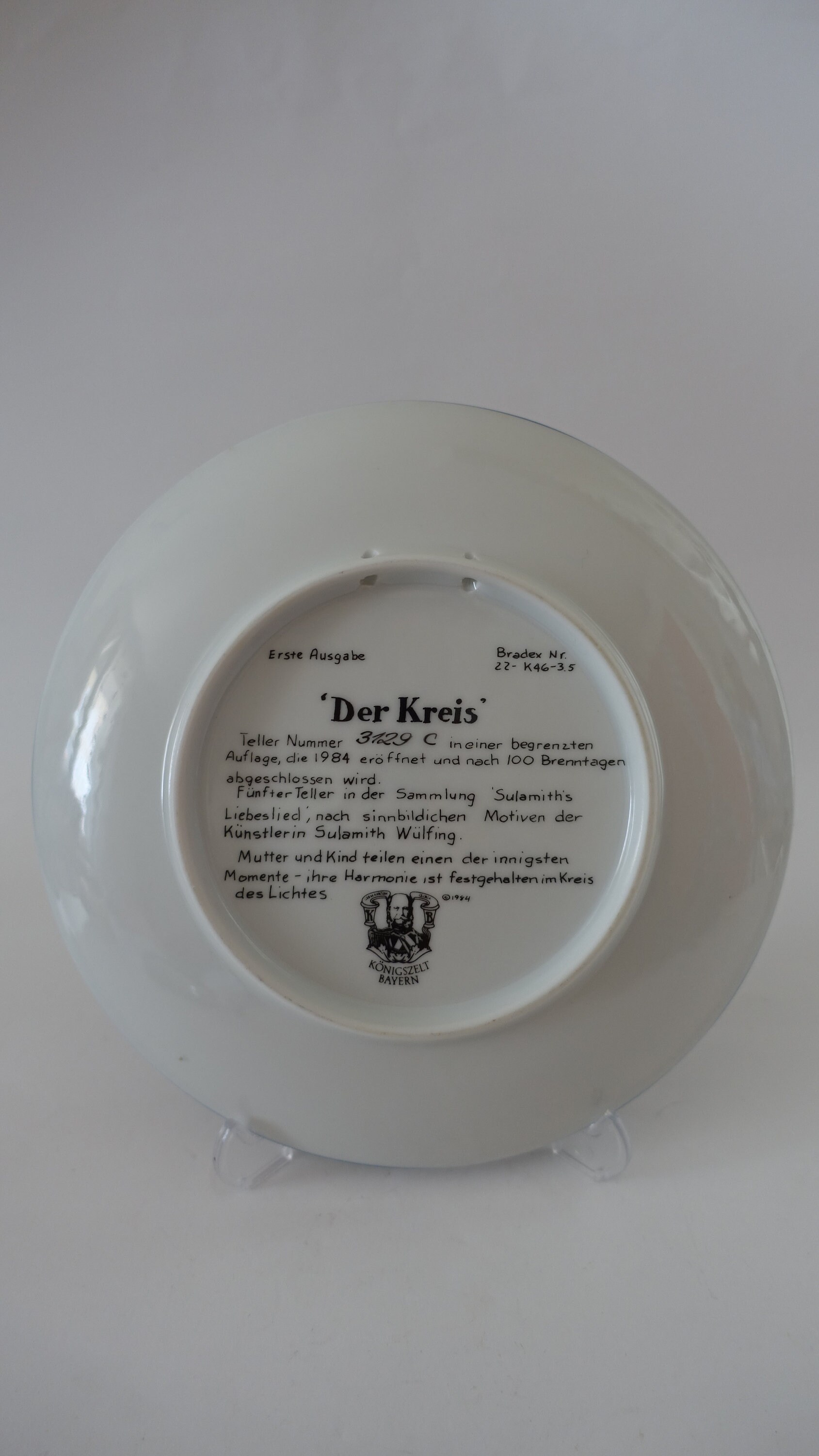 Bayern Porcelain Plate Vintage Porcelain Wall Plates Wall - Etsy