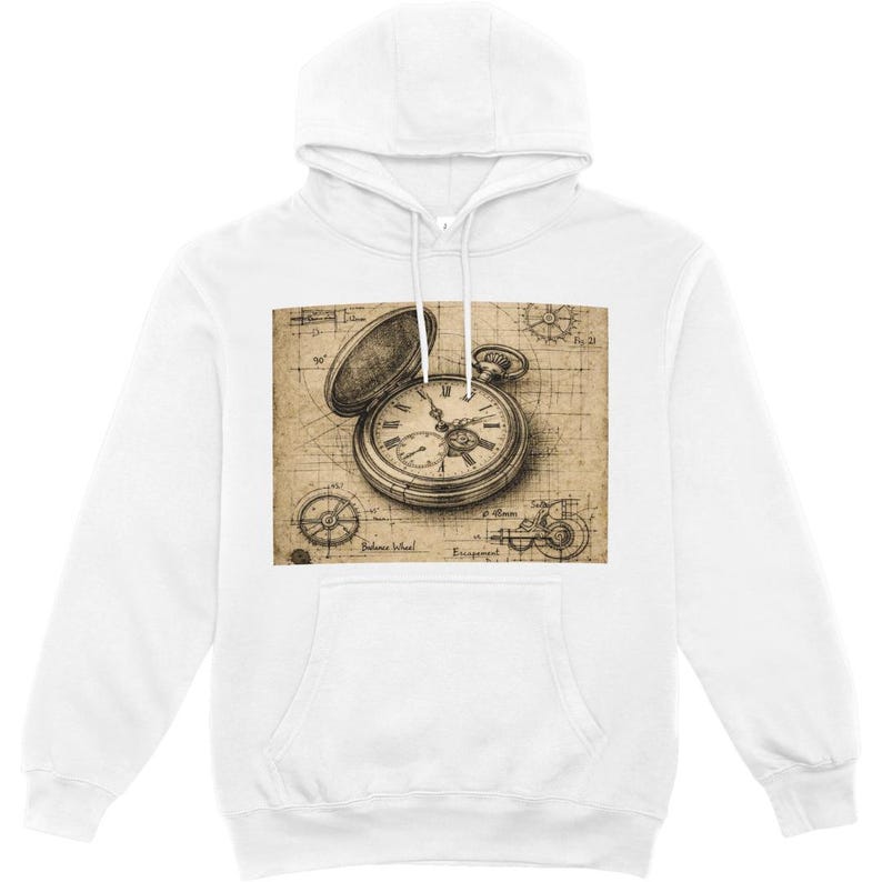 Vintage Pocket Watch Blueprint Printable Wall Art – Digital Download ...