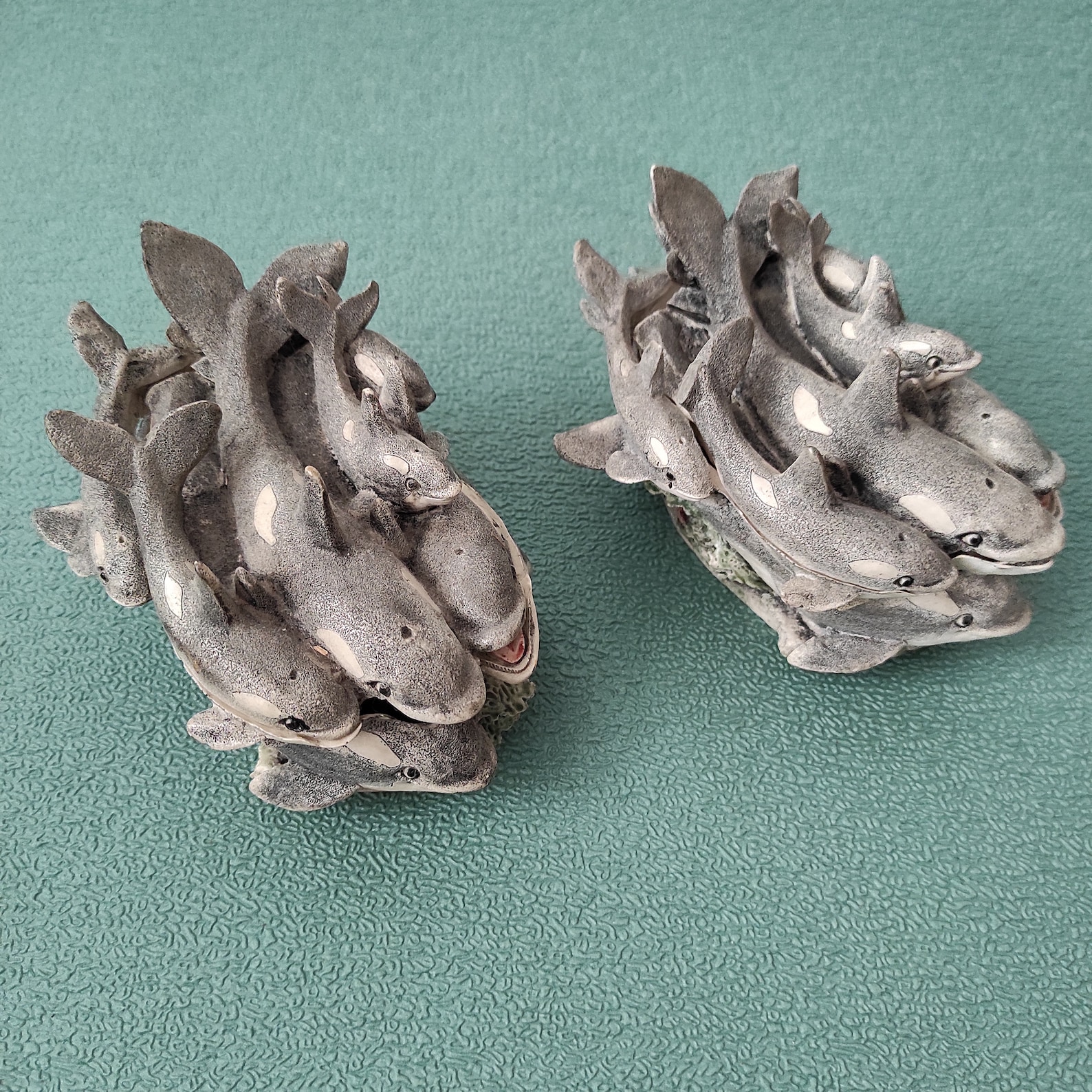 Dolphin Porcelains Box , Vintage Trinket Box, Jewelry Holder, Keepsake ...