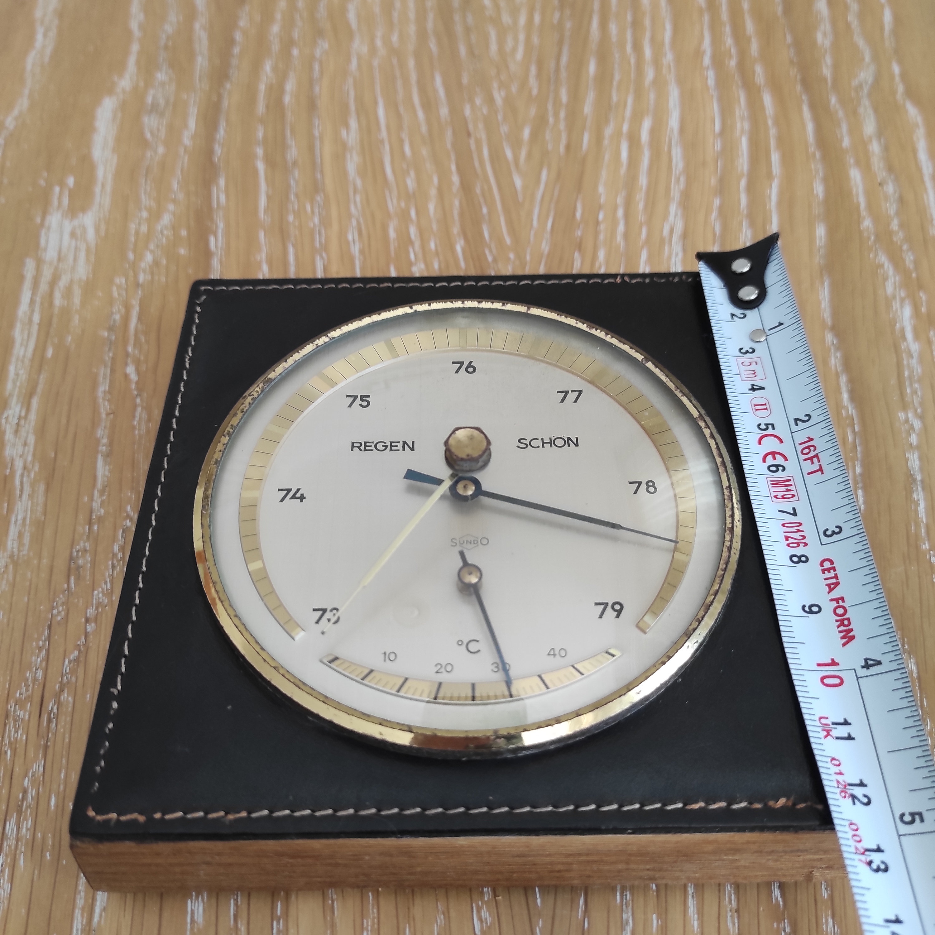 Vintage Regen Schon Wood Barometer, Made in West Germany - Etsy