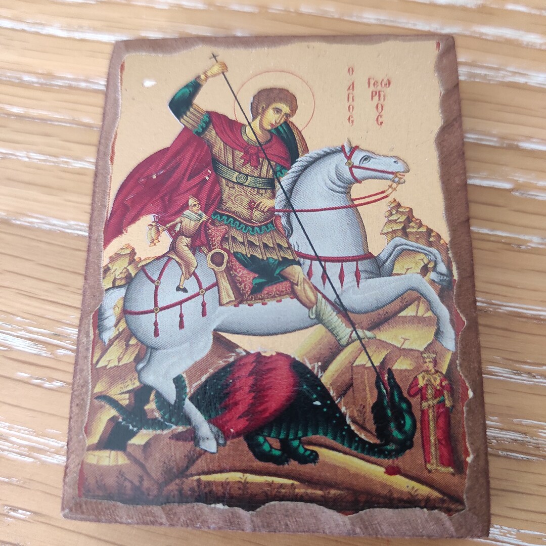 Saint George, Religious Home Decor, Catholic Art, Catholic Gift ...