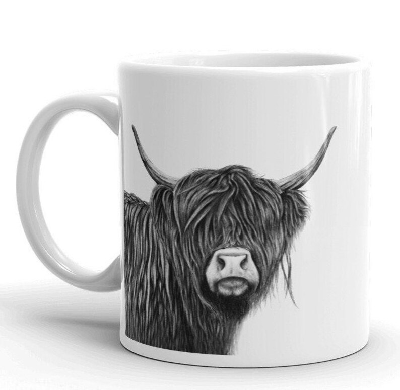 Highland Cow Mug, Highland Cow Gift, Cow Lover Gift Mug, Scotland Gifts ...