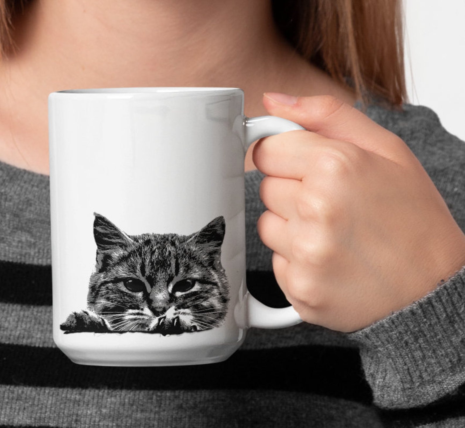Cute Cat Mug Cat Lovers Gift Cat Mug Cat Coffee Mug Cat - Etsy