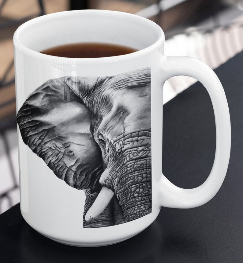 Elephant Mug Elephant Gift Elephant Coffee Mug Elephant - Etsy
