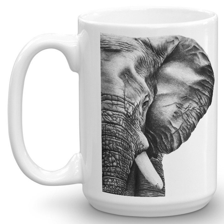 Elephant Mug Elephant Gift Elephant Coffee Mug Elephant - Etsy