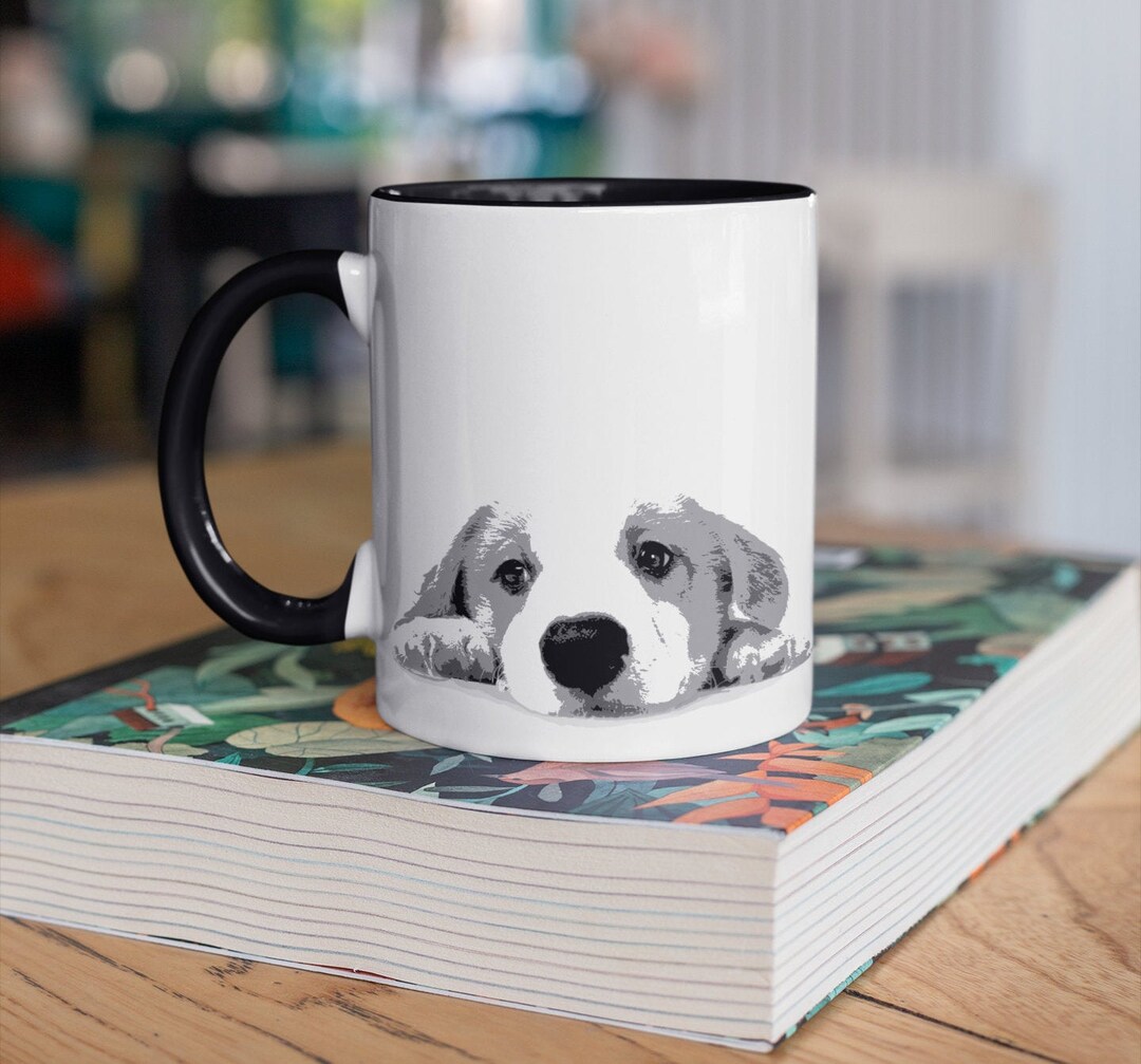 Dog Mug Gift With Color Inside, Valentines Gift, Coffee Mug, Dog Lover ...