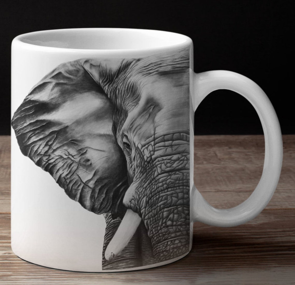 Elephant Mug Elephant Gift Elephant Coffee Mug Elephant - Etsy