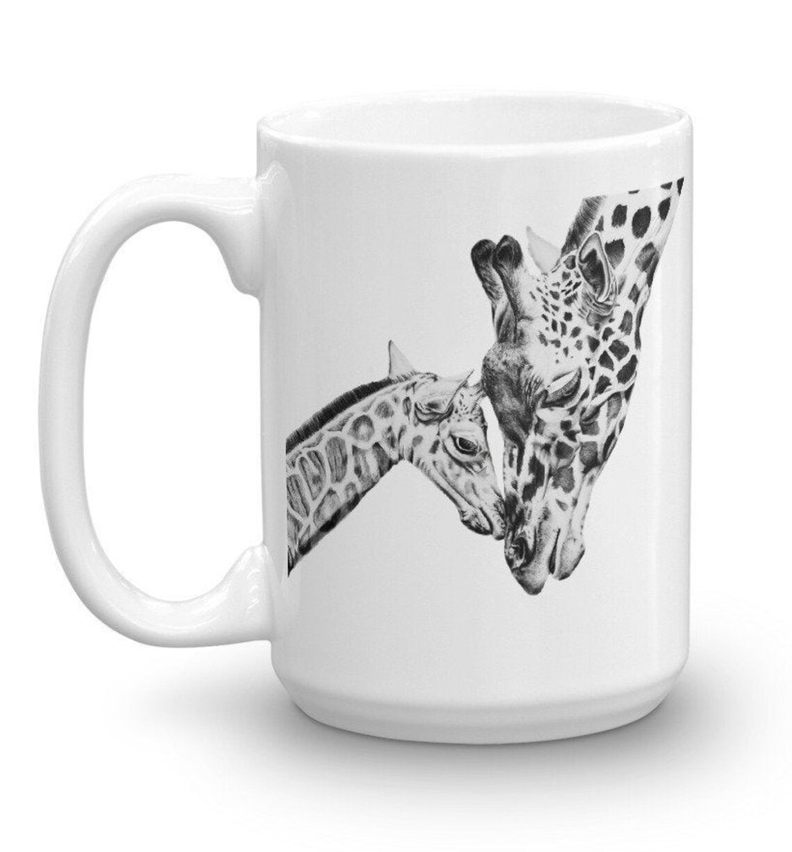 Giraffe Mug Giraffe Gift Giraffe Baby Valentines Present - Etsy