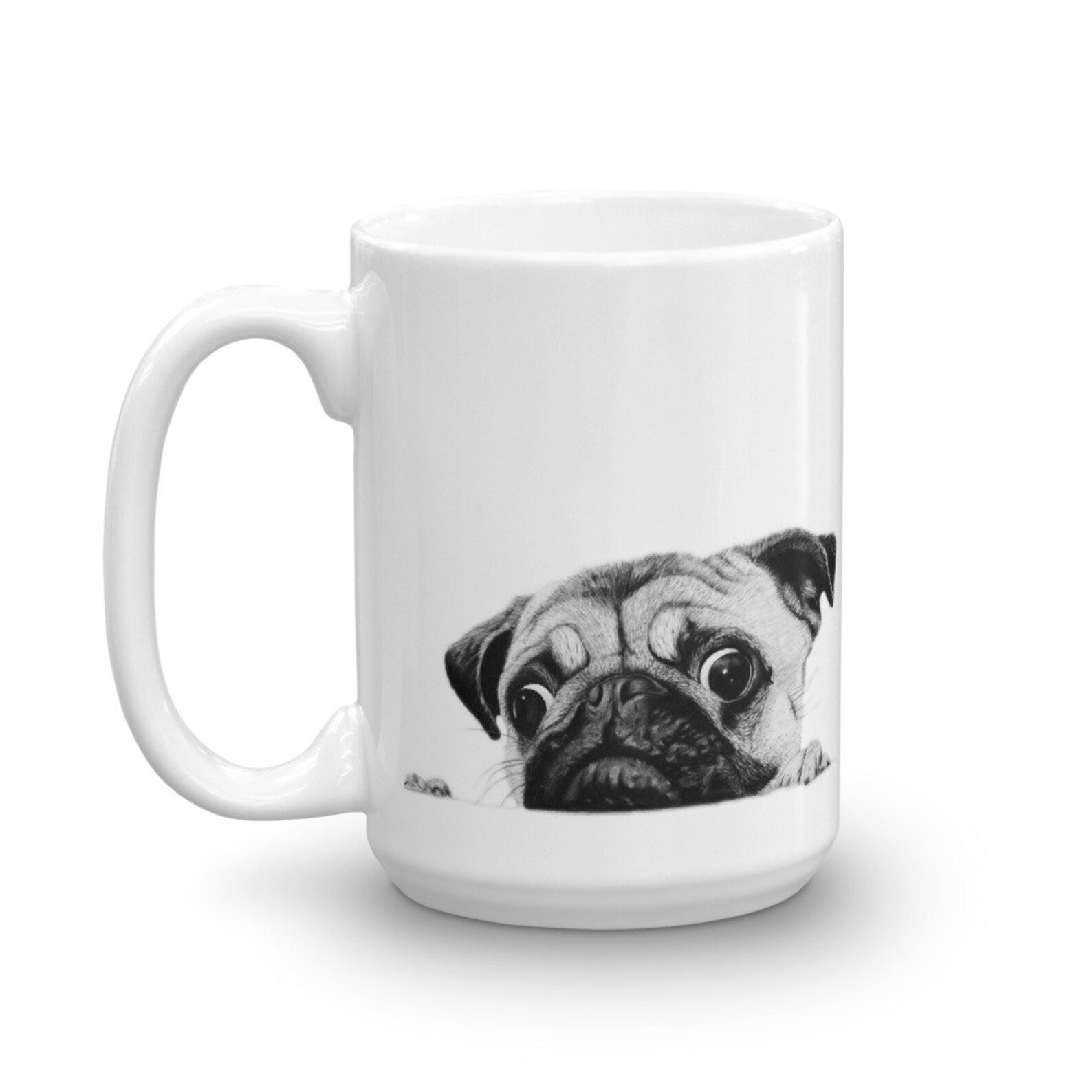 Cute Pug Mug, Pug Gift, Dogs Gifts, for Her, BFF, Kids Valentine Gift ...