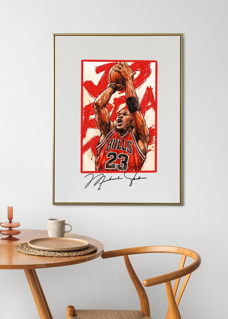 Diseño PNG de Michael Jordan: estilo retro vintage / Descarga digital ...