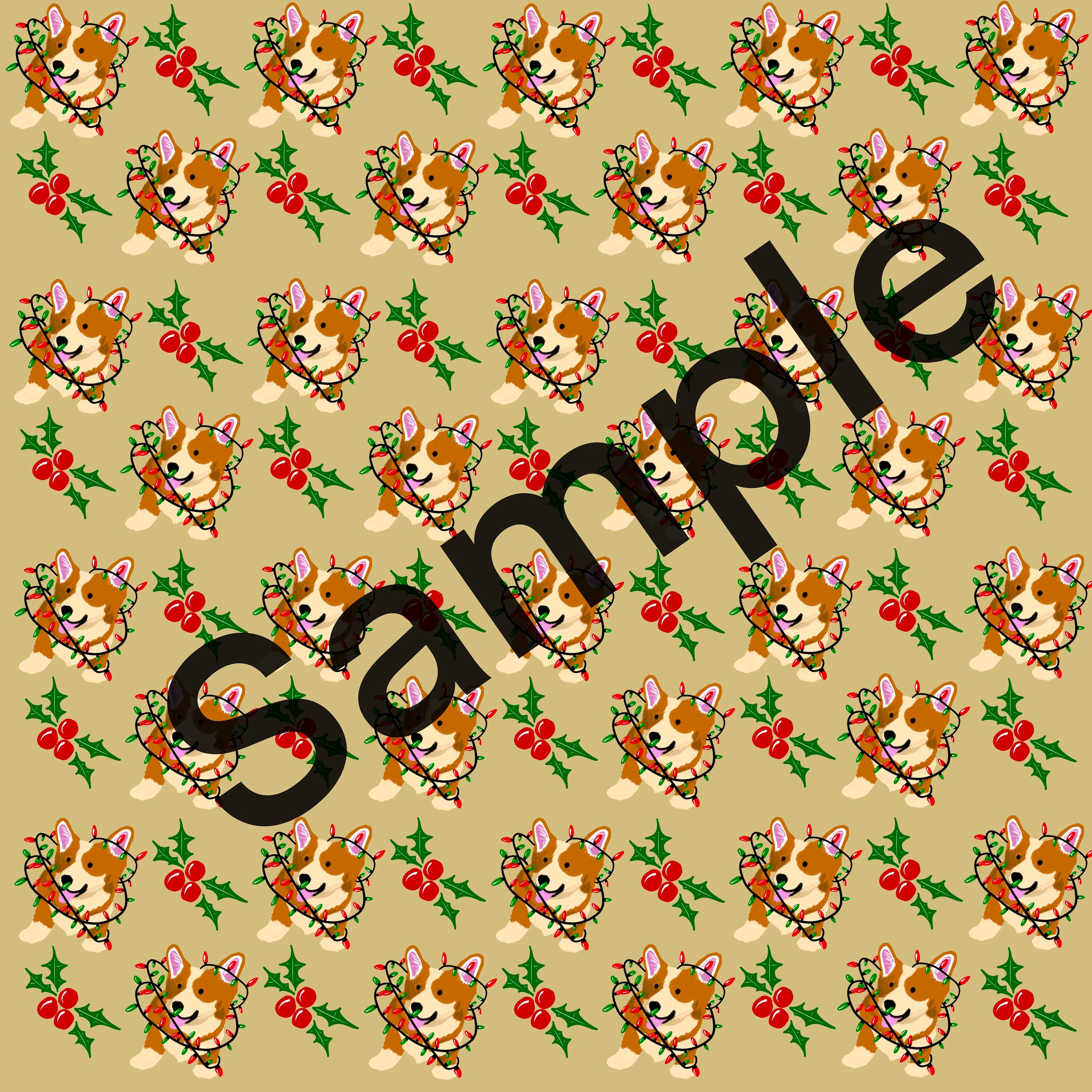 Christmas DOG Digital Paper Digital Paper Pack Seamless | Etsy