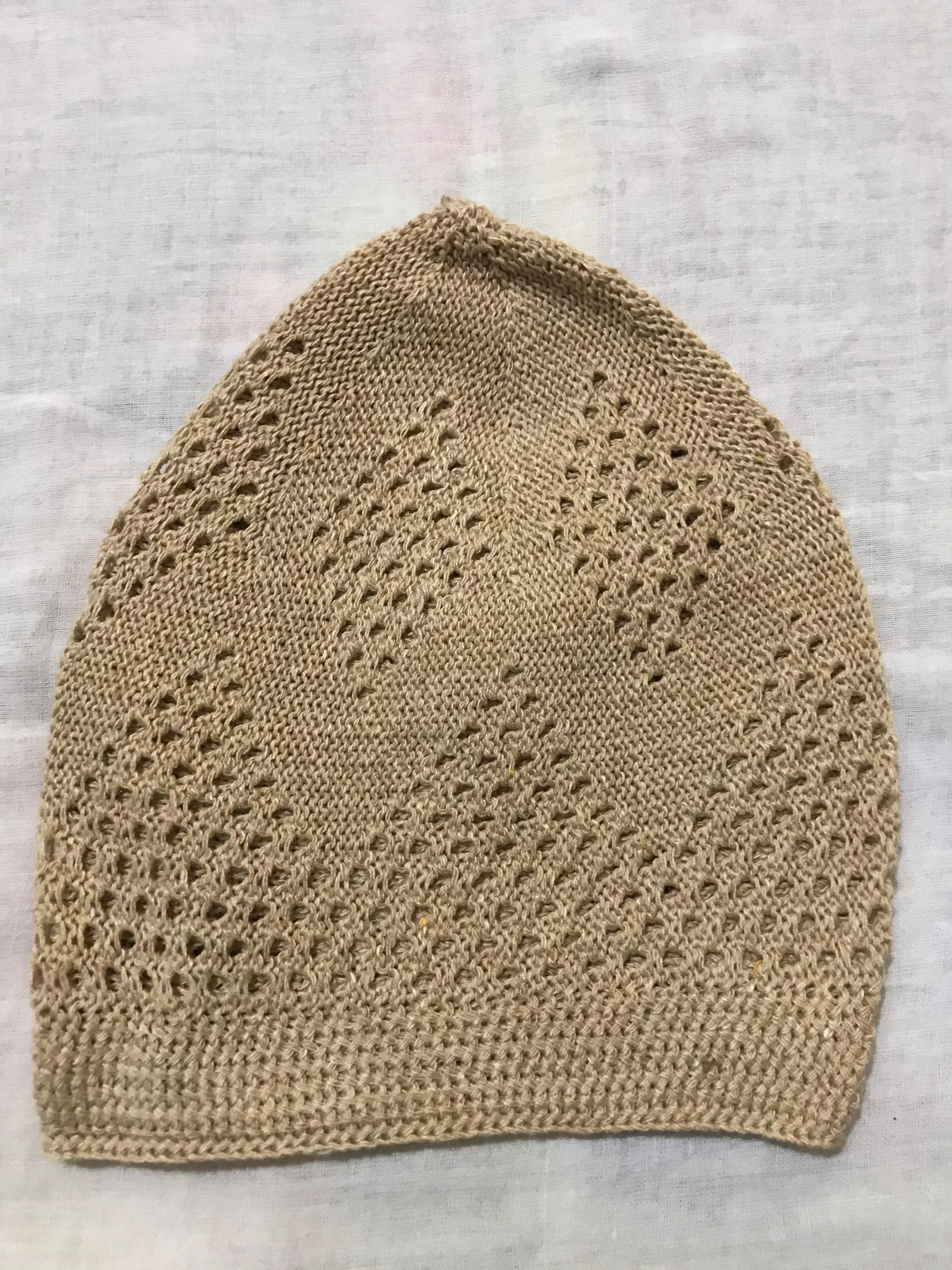 New Prayer Cap Men Islamic Round Cap Hat Kufi Prayer Free | Etsy