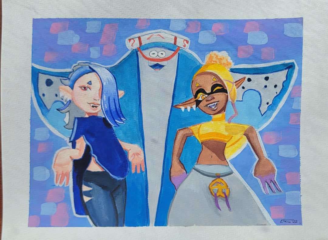 Splatoon 3 Idols ( Original Art) - Etsy