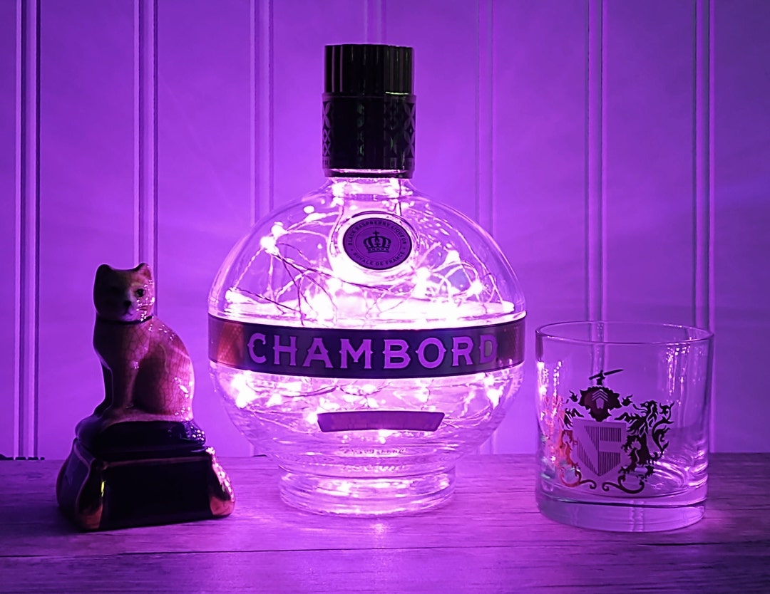 CHAMBORD LED Lamp - Choose Light Color - Chambord Bottle Light Liqueur ...