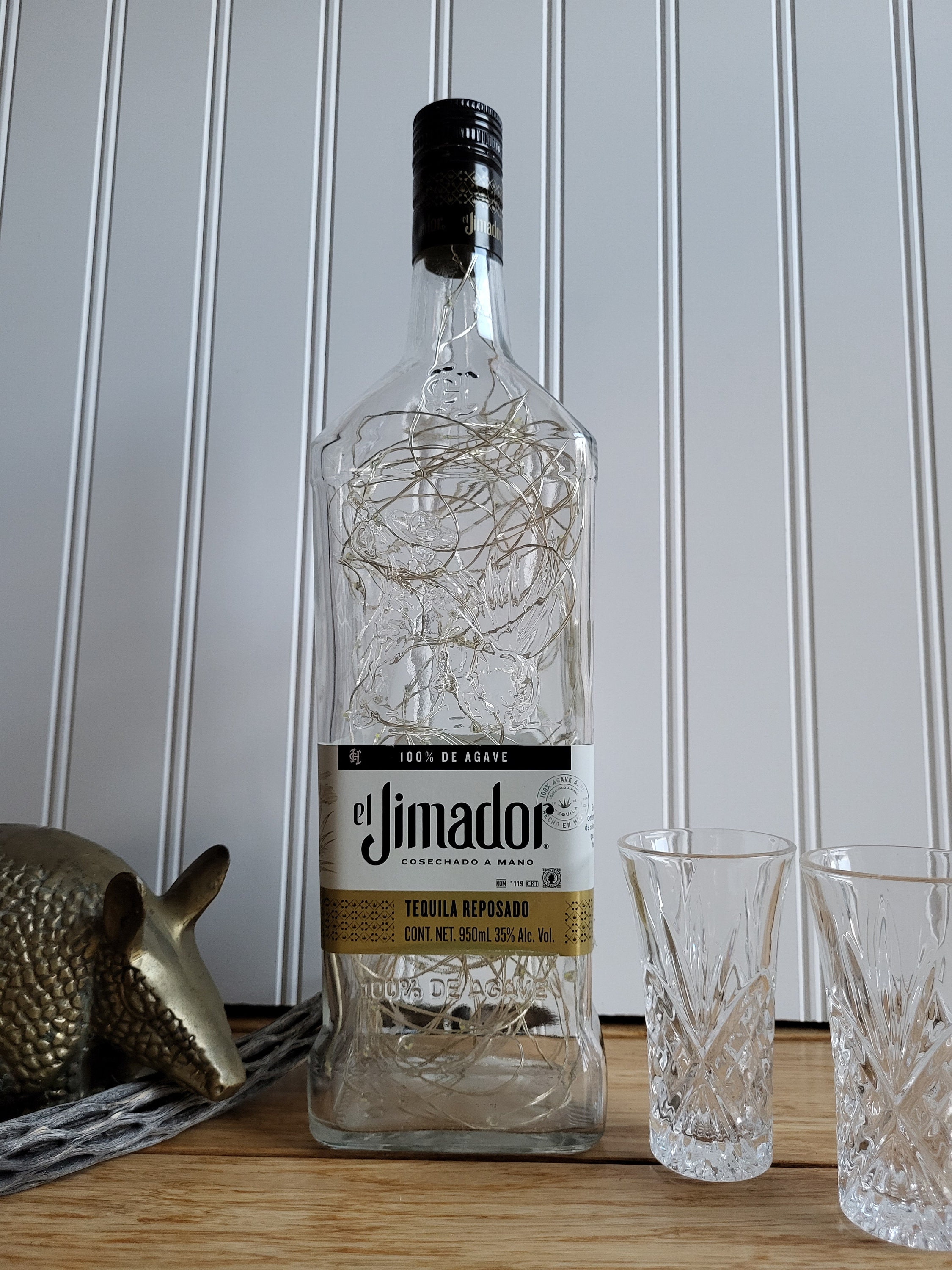 El JIMADOR Tequila Bottle LED Light Choose Your Light Color Reposado ...