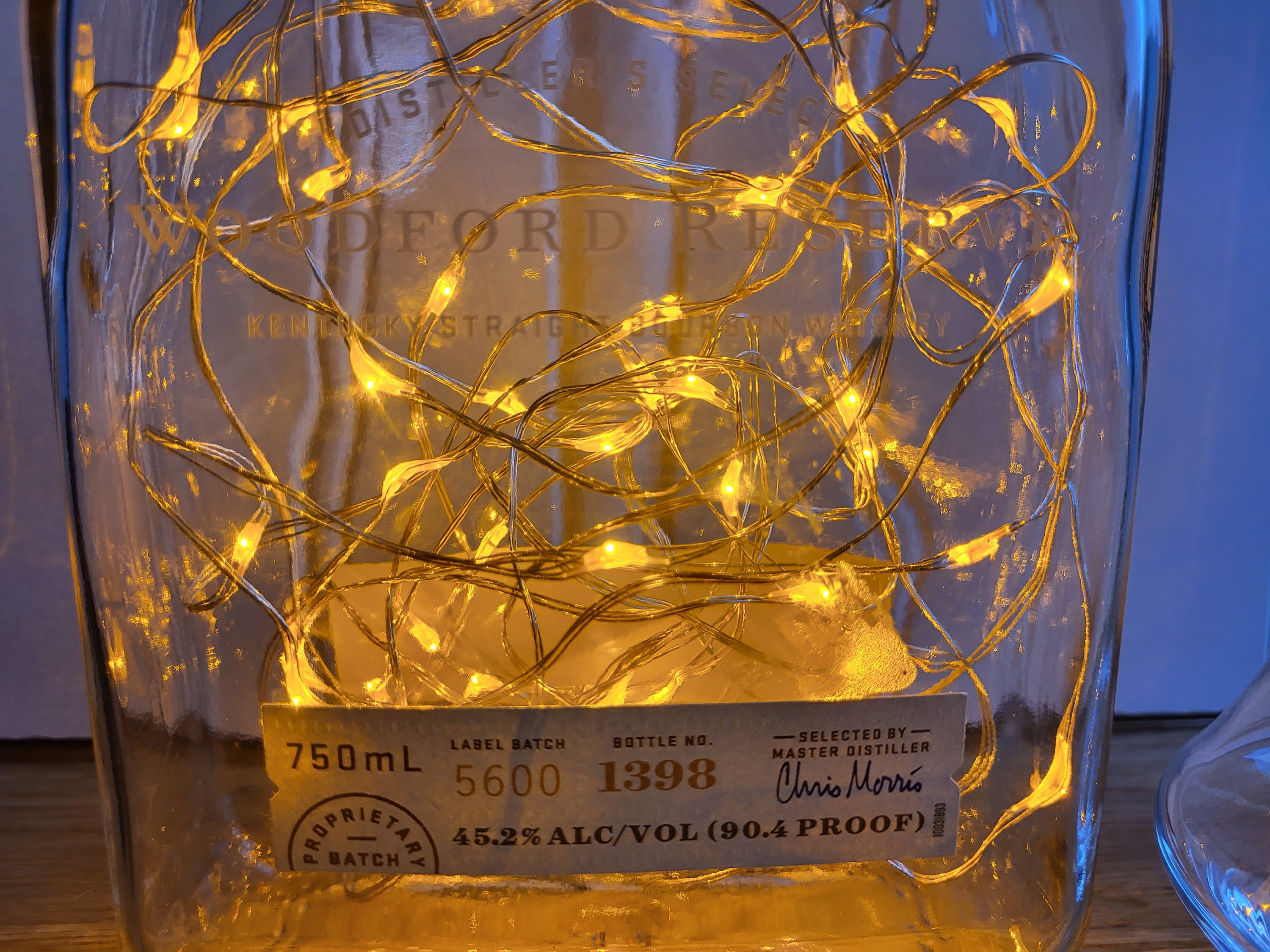 WOODFORD Reserve Lamp Choose Light Color Woodford Bourbon Lamp Woodford ...