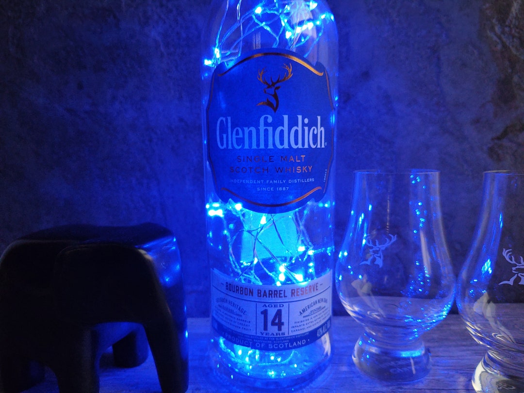 GLENFIDDICH 14 LED Lamp - Choose Light Color - Glenfiddich 14 Whisky ...