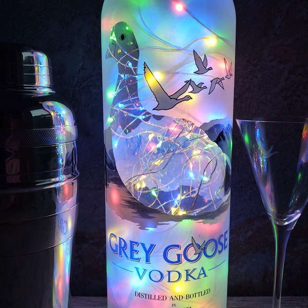 Grey Goose Lamp - Etsy