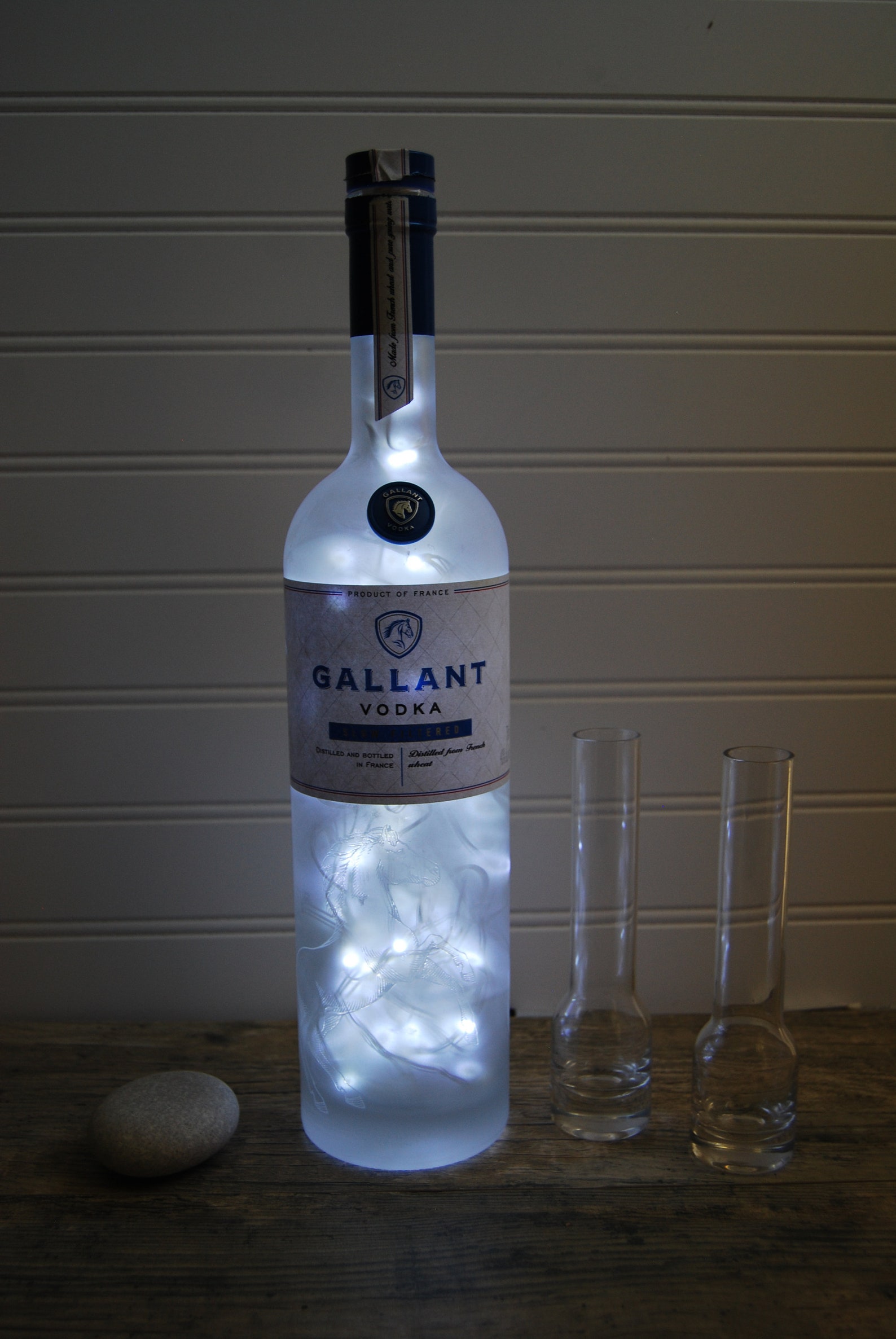 VODKA Bottle LED Light - Choose Light Color - Gallant Vodka LED Lamp ...