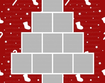 Christmas Tree Box Template - Etsy