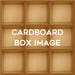 Empty Cardboard Box Digital Image: Photography Template (20x20 Inches ...