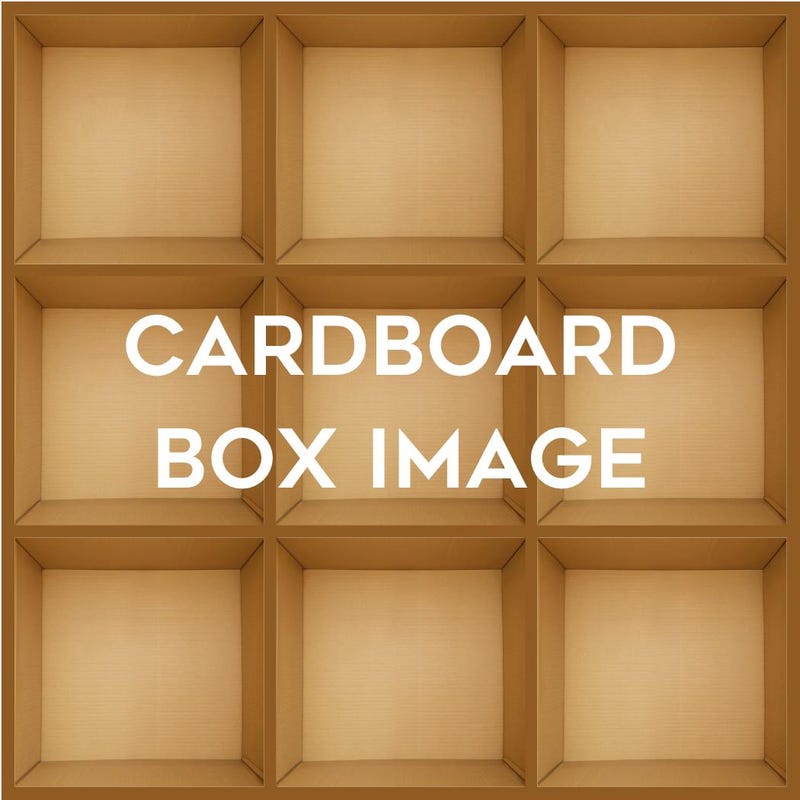 Cardboard Box Template 20 - Etsy