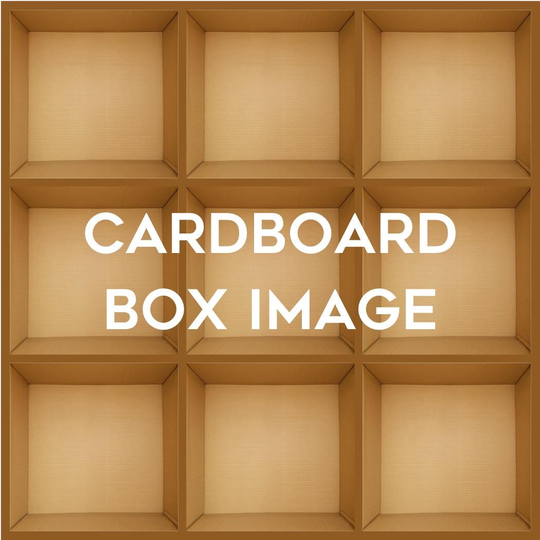 Empty Cardboard Box Digital Image: Photography Template (20x20 Inches ...