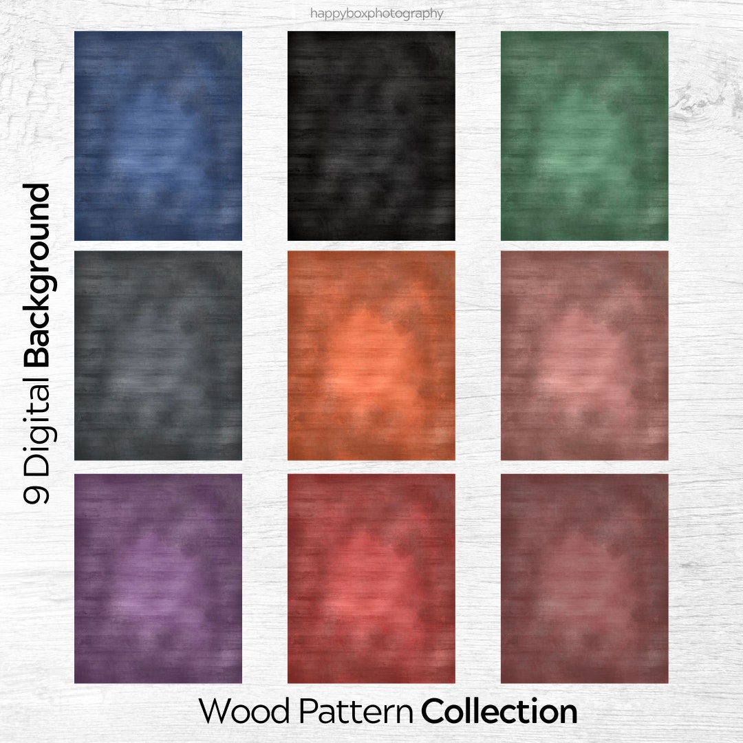 Wood Pattern Collection Photography Digital Backdrop - Photography ...