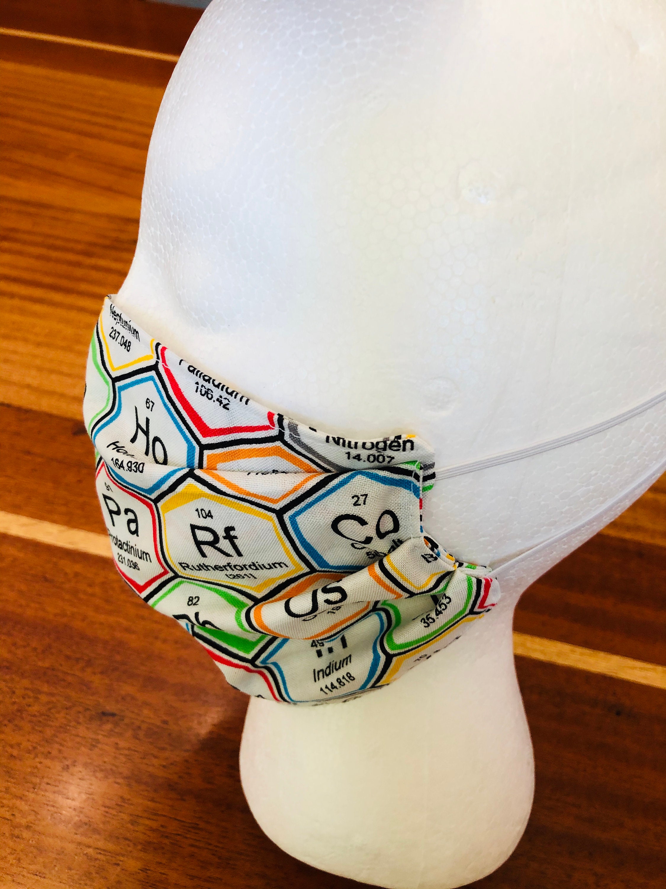 Science Face Mask, Chemistry, Lab, Teacher, Xmas Gift, Double Cotton ...