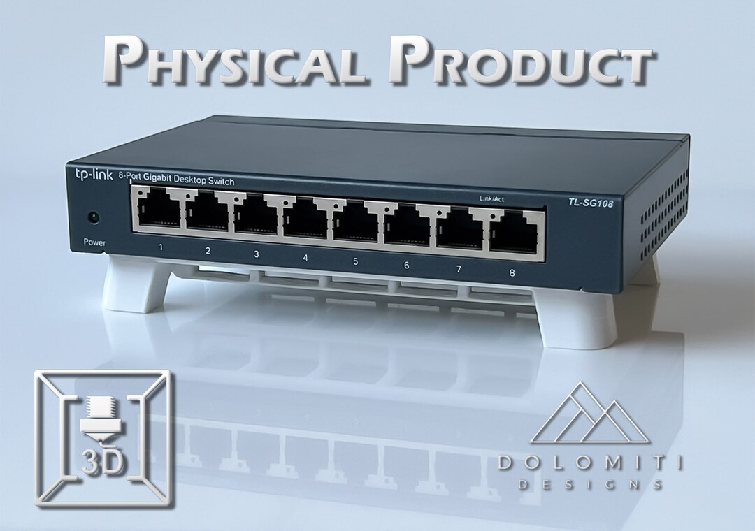 Stand for Desktop Network Switch - *3D Printed Physical Product ...