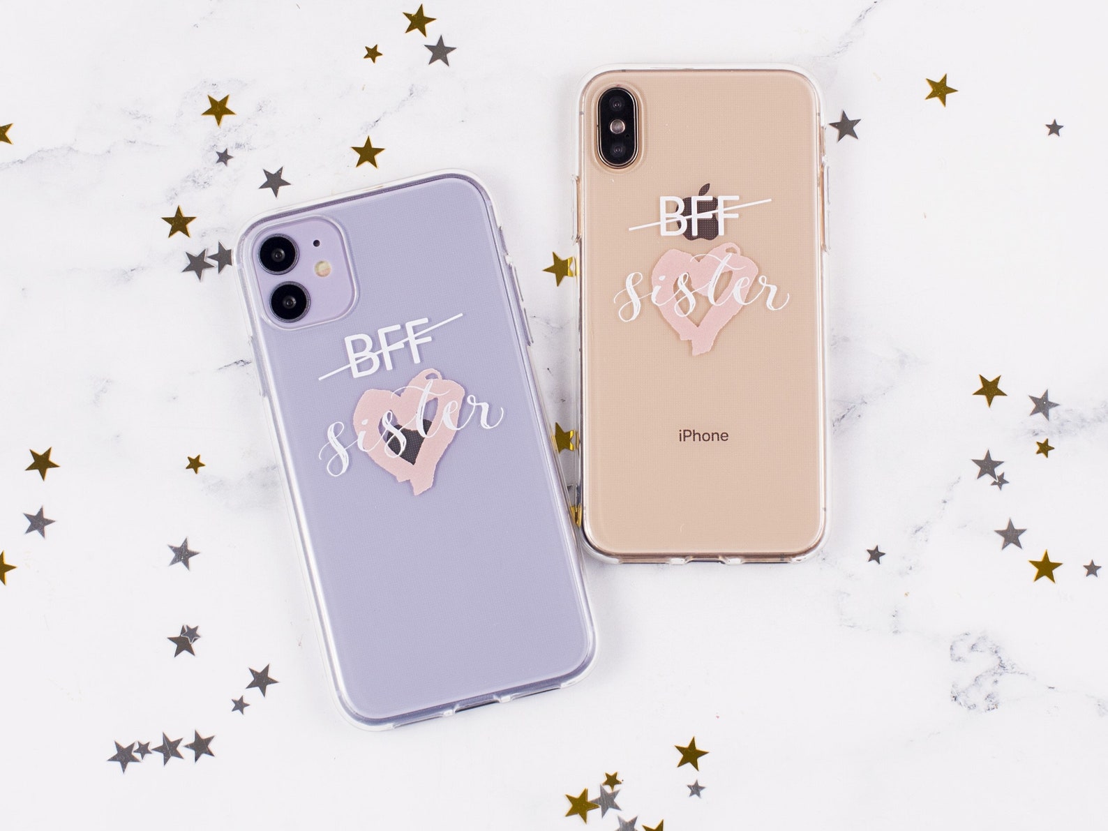 Sister Iphone Case BFF Couple Cases Matching Iphones 8 Plus | Etsy