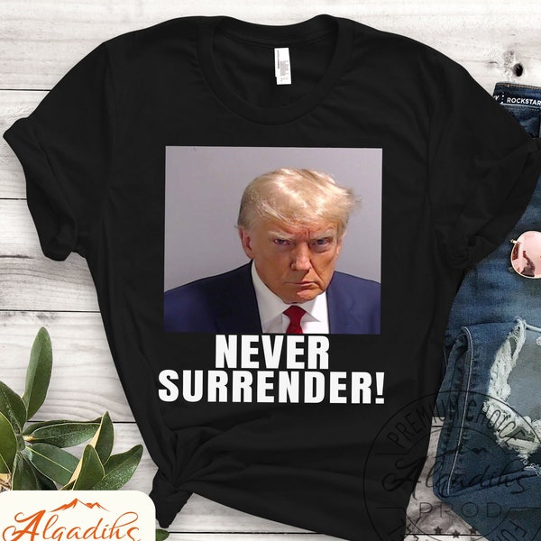 Trump Never Surrender Svg - Etsy