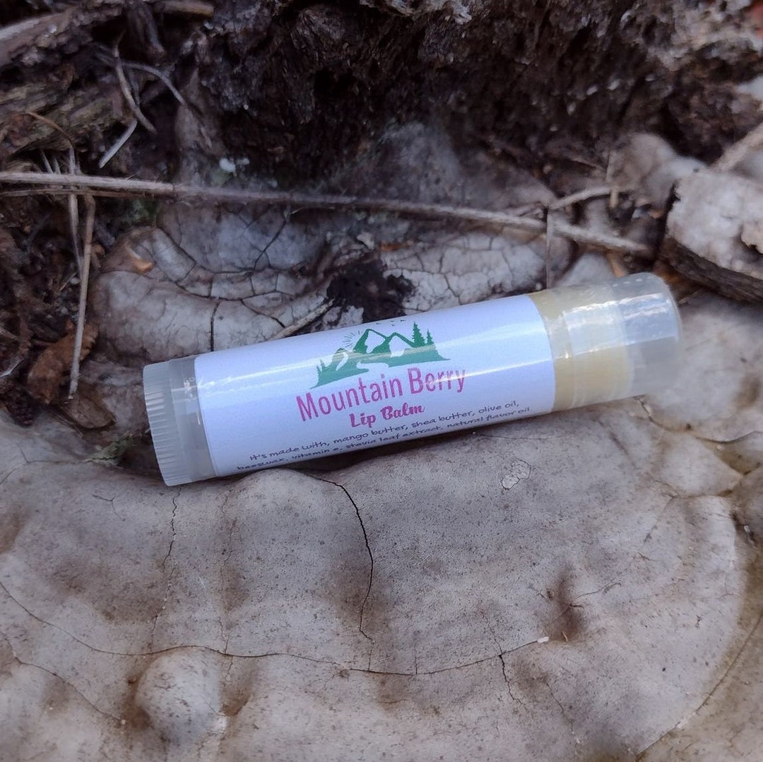 Mountain Berry Lip Balm ~ Beeswax Chapstick ~ Organic Ingredients ...