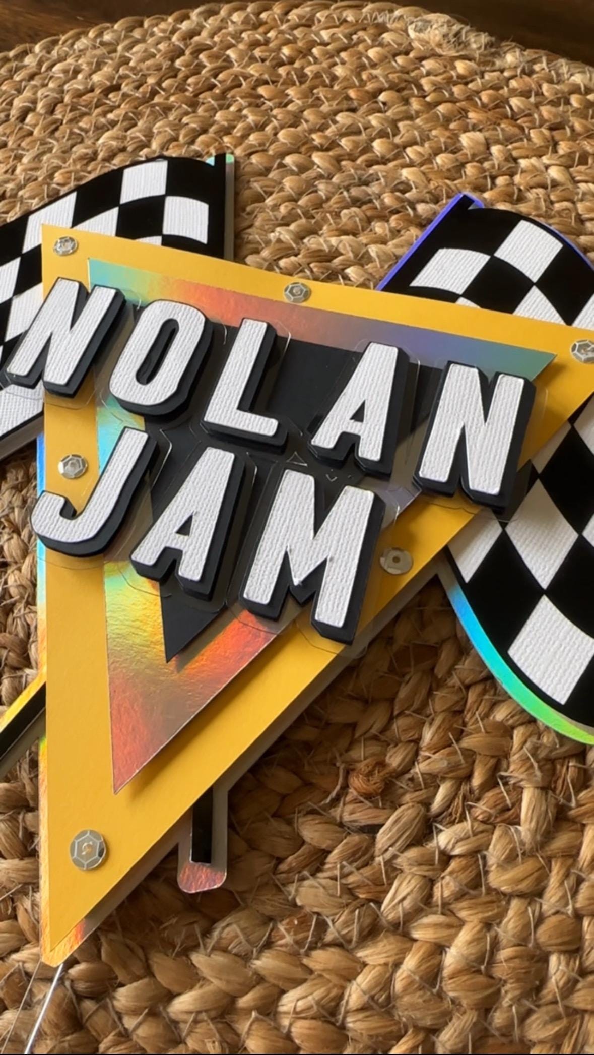 Monster Truck Cake Topper, Monster Truck Topper, Grave Digger Toro Loco ...