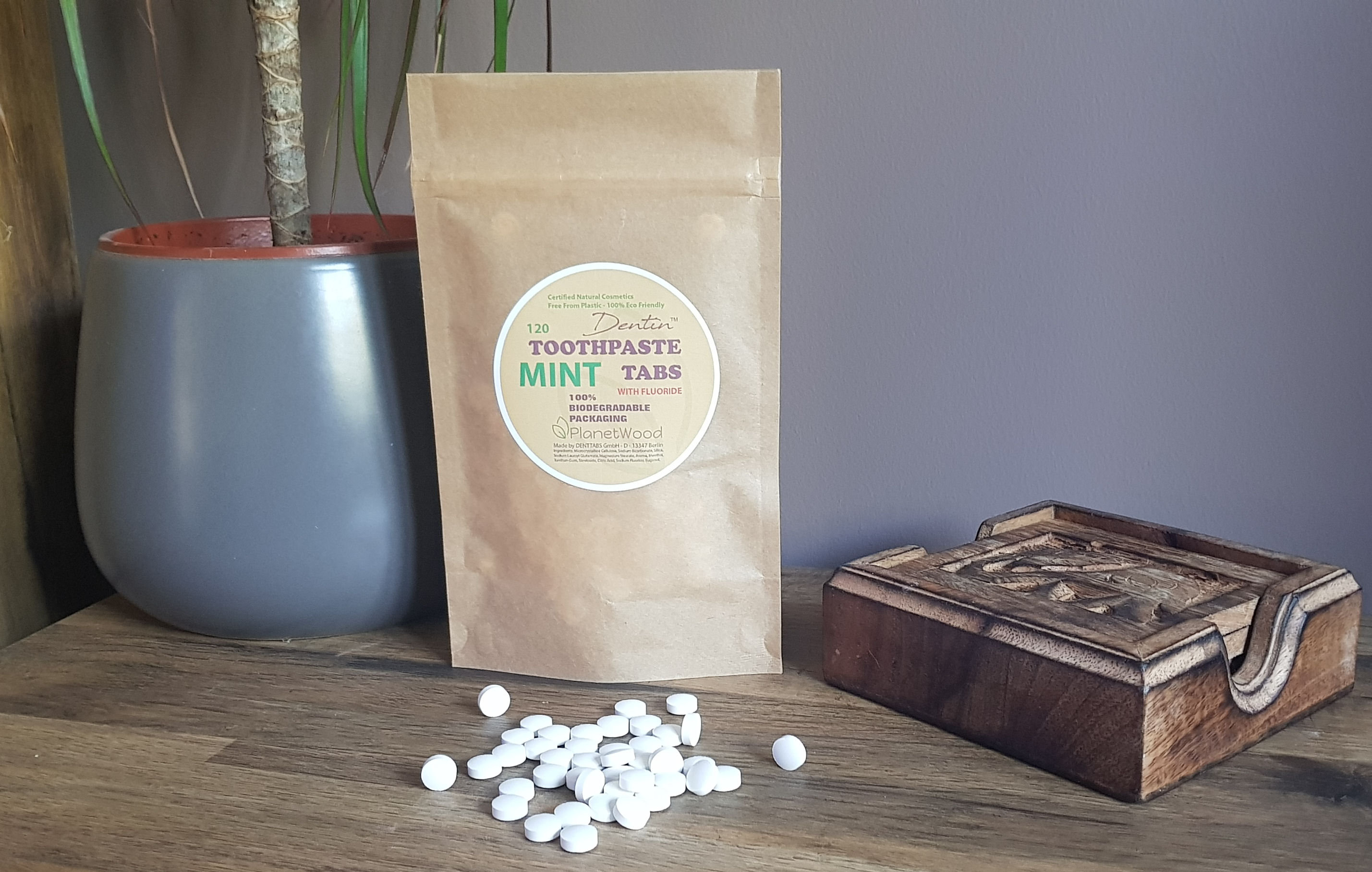 Dentin™ Toothpaste Tablets Fluoride 15-720 Tab Packs Eco-friendly ...