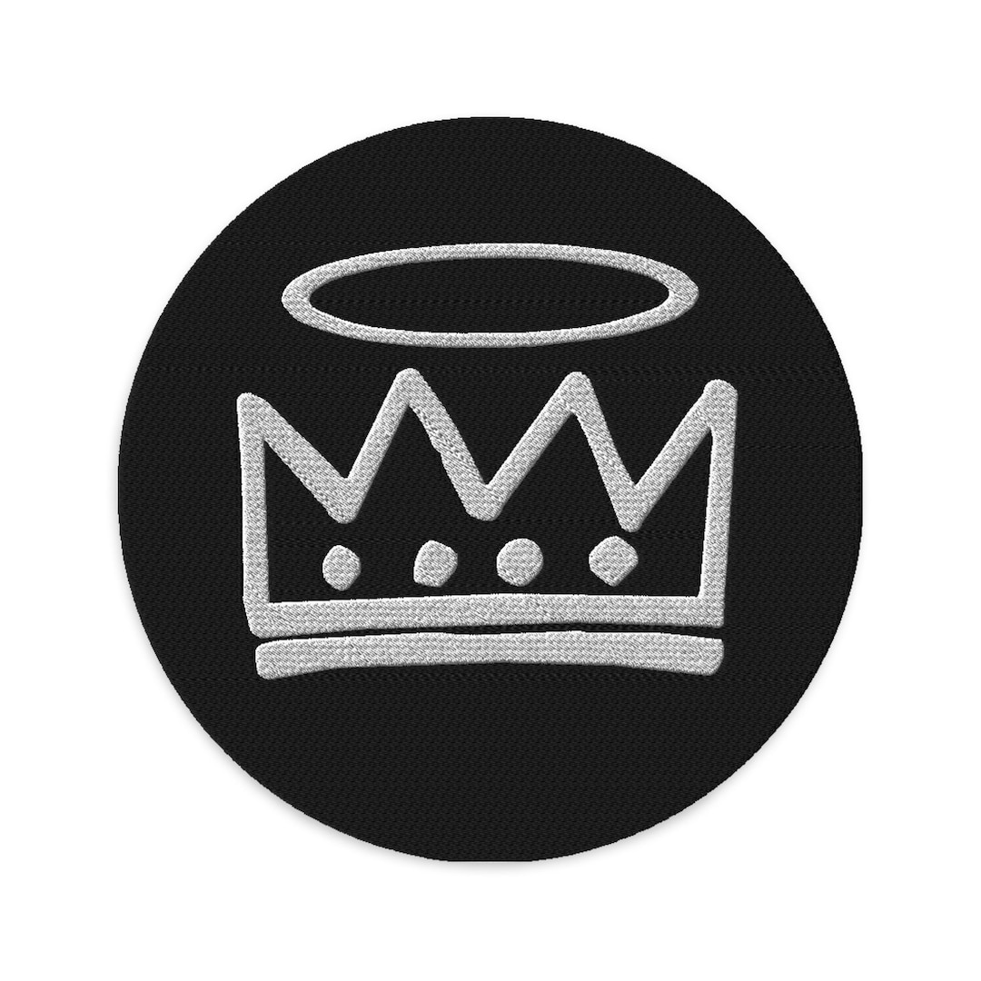 Charlesthefirst Halo and Crown Memorial Embroidered Patch - Etsy