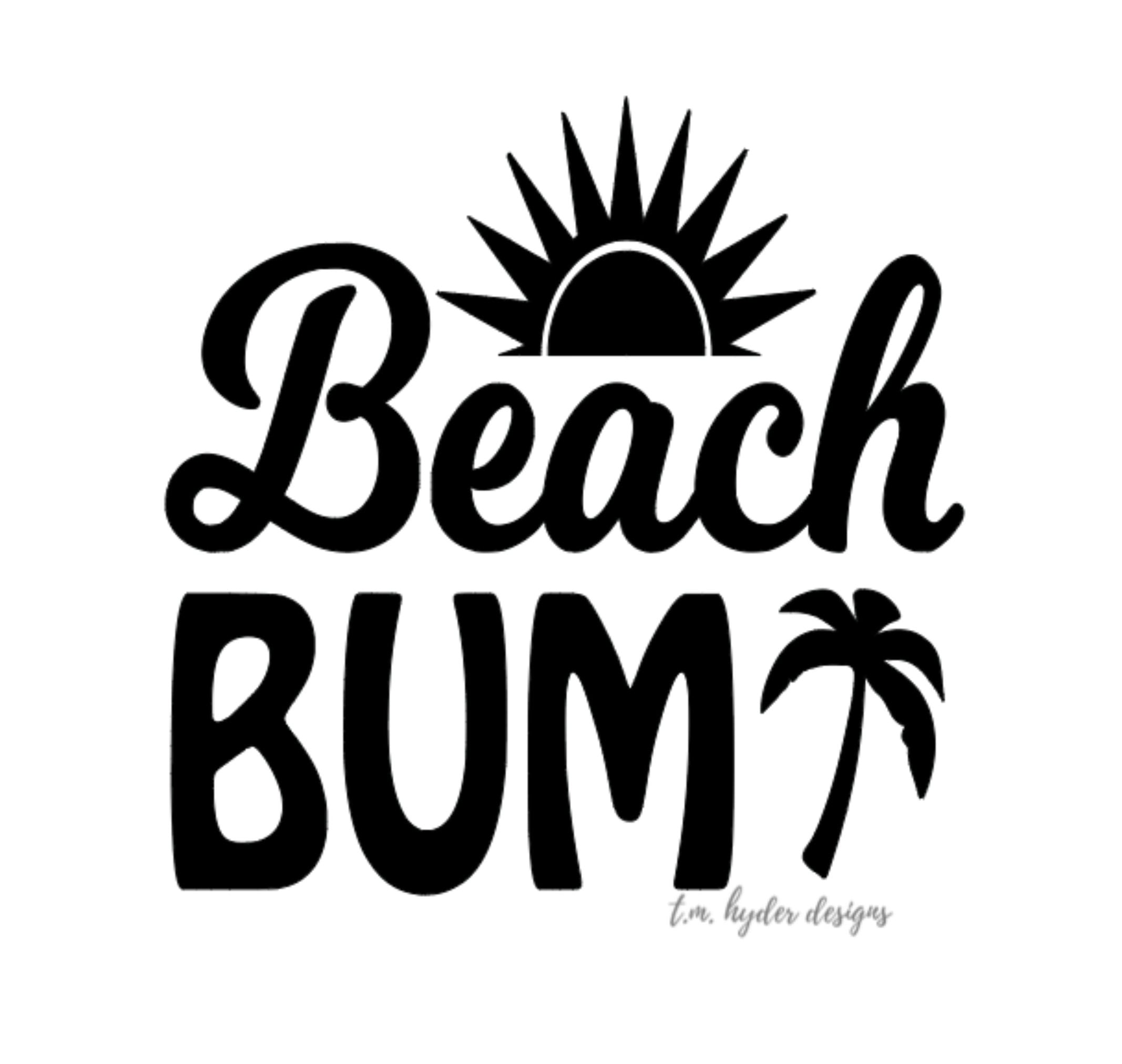 Beach Bum Decal Paper Stickers, Labels & Tags etna.com.pe