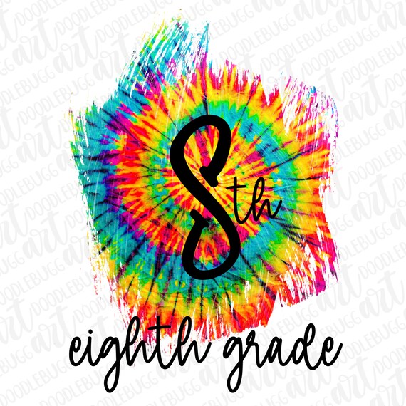 Eighth Grade Transparent PNG INSTANT DOWNLOAD Printable - Etsy